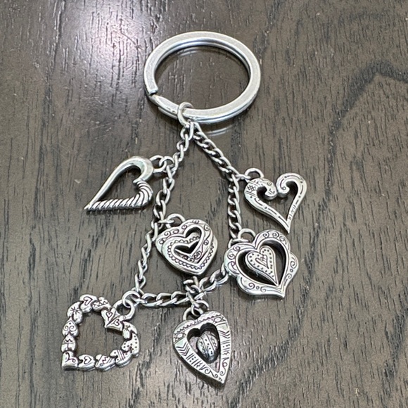 Brighton | Accessories | Brighton Silver Heart Charm Key Holder | Poshmark